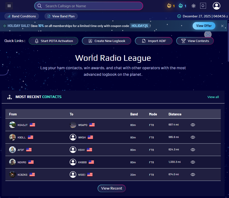 Circling back around to World Radio League – KC2ZQO